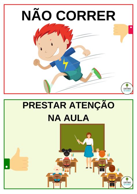 CARTAZES DOS COMBINADOS PARA SALA DE AULA