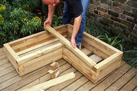 How To Make A Wooden Planter Wooden Garden Planters Diy Wooden