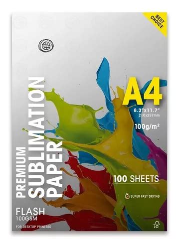 Papel Sublimático Mundi Globinho Original A4 C 500 Folhas