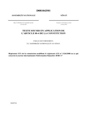Fillable Online La Prsidente De L Assemble Nationale Fax Email Print