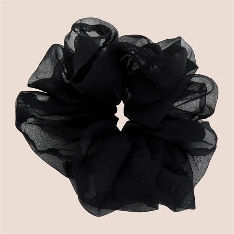 Stor Organza Scrunchie Plastsmycken Online Bob C Bob C