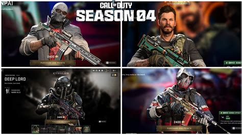 All Season 4 Upcoming Bundles Modern Warfare 2 Warzone 2 MW2 Season