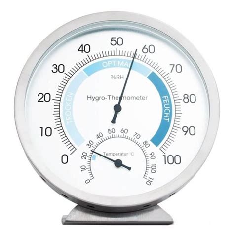 Lot De 2 Thermomètres Hygromètres Pour Intérieur Et Extérieur Test De