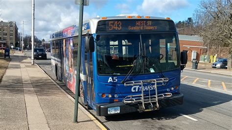 CTTransit 2010 New Flyer D35LFR 5 A5 On The 541C YouTube