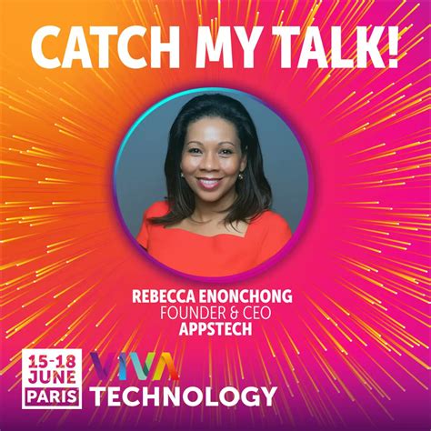 Vivatech On Twitter Rebecca Enonchong Africatechie Will Be Back At