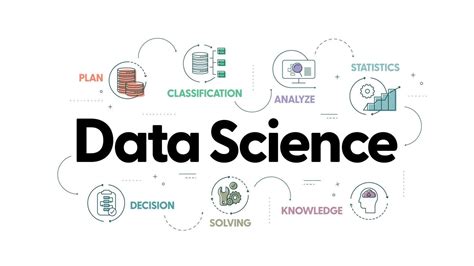 Data Science Banner Concept Has 7 Steps To Analyze Such As Big Data