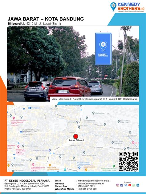 Sewa Billboard Kota Bandung Nasional KennedyBrothers Id