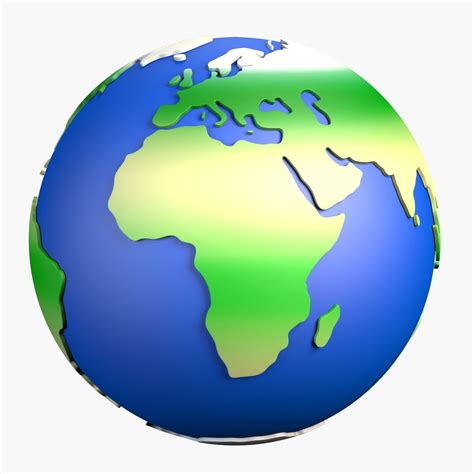 Cartoon Earth 3D Model 19 3ds C4d Fbx Max Obj Free3D