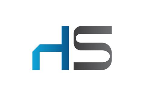 HS Logo Design Vector Graphic By Rana Hamid Creative Fabrica