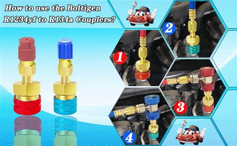 Amazon Boltigen R1234yf Quick Couplers Kit R1234yf To R134a