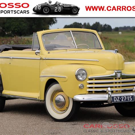 Car Ford Super Deluxe Cabriolet 1948 For Sale PostWarClassic