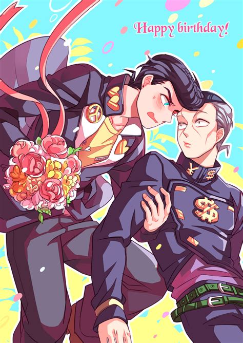 Higashikata Josuke And Nijimura Okuyasu Jojo No Kimyou Na Bouken And 1