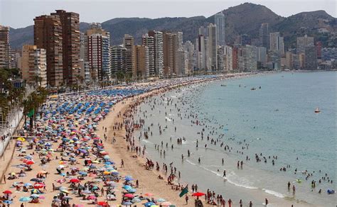 Playas de Benidorm Poniente y Levante Cómo están hoy las playas de