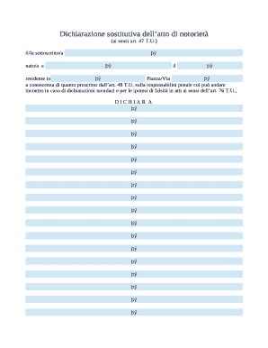 Fillable Online Morbegno Gov Dichiarazione Sostitutiva Di