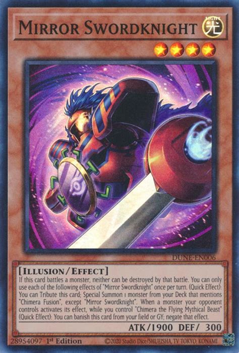Mirror Swordknight Duelist Nexus YuGiOh