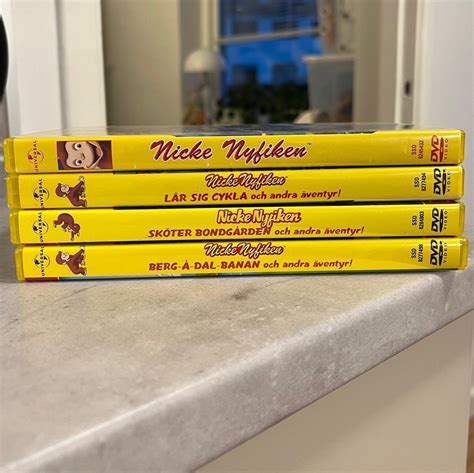 Se produkter som liknar Nicke Nyfiken Dvd 4st Svensk på Tradera