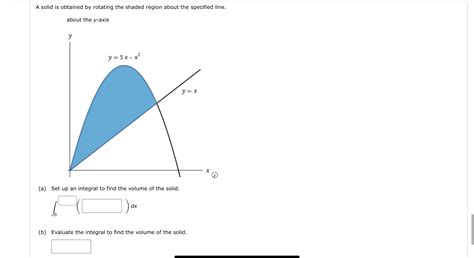 Solved A Solid Is Obtained By Rotating The Shaded Region Chegg