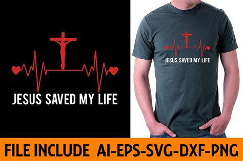 Jesus Saved My Life Graphic By Shopdrop Creative Fabrica