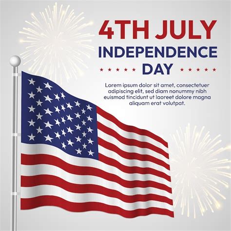 Premium Vector Usa Independence Day The United States Of America Th