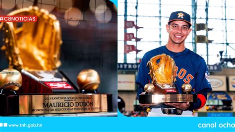 Mauricio Dubón recibe el Guante de Oro 2023 en la MLB