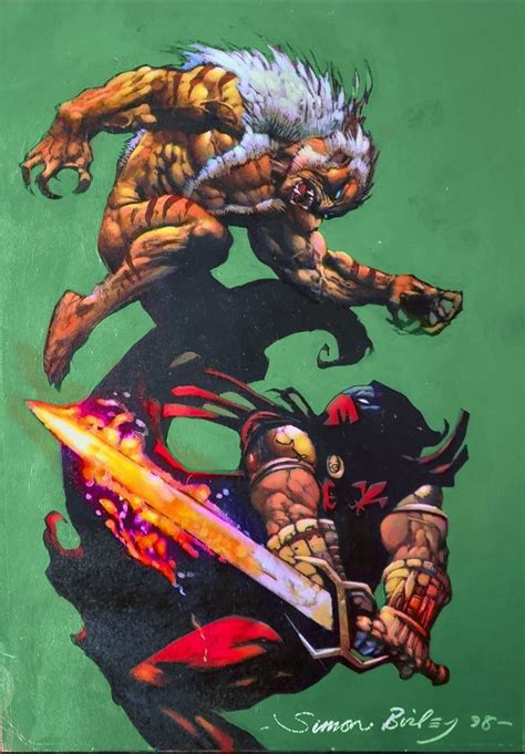 Pin By Phil Warwick On Comic Artists Simon Bisley Simon Bisley