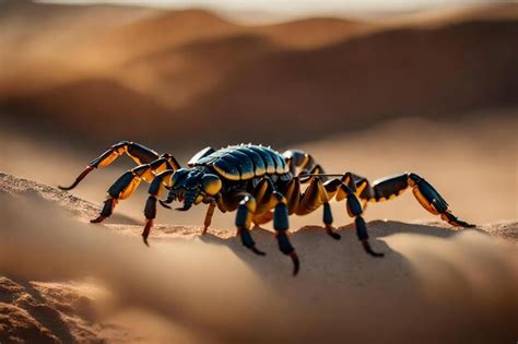 Premium Ai Image A Scorpion In The Desert