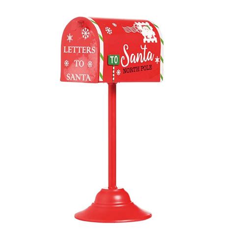 Caixa Correio Decorativa Natal Vermelho 32cm 01 Unidade Cromus