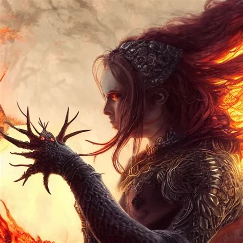 Elden Ring Art Concept Art Highly Detailed Malenia Stable
