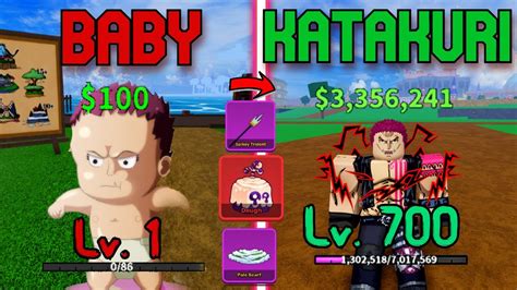 NOOB To KATAKURI Using The DOUGH FRUIT In Blox Fruits PART 1