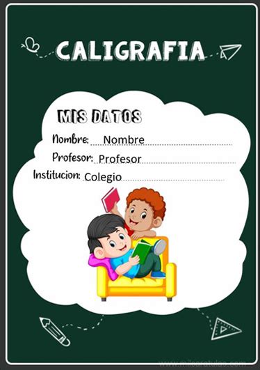 Las Mejores Caratulas De Caligraf A