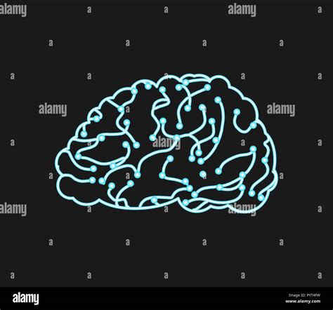 Virtual Brain Neurons And Neural Networks Digital Thought Transfer