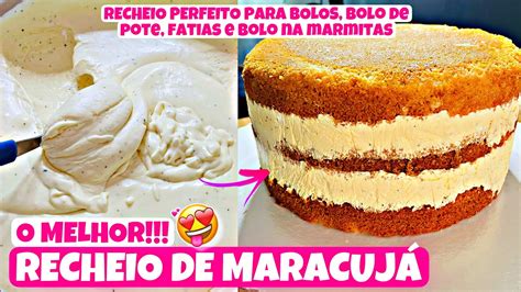 F Cil Recheio De Maracuj F Cil Para Bolos Bolos De Pote E Bolo Na