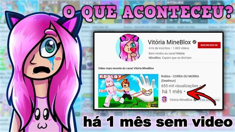 O Que Aconteceu A Vit Ria Mineblox Youtube