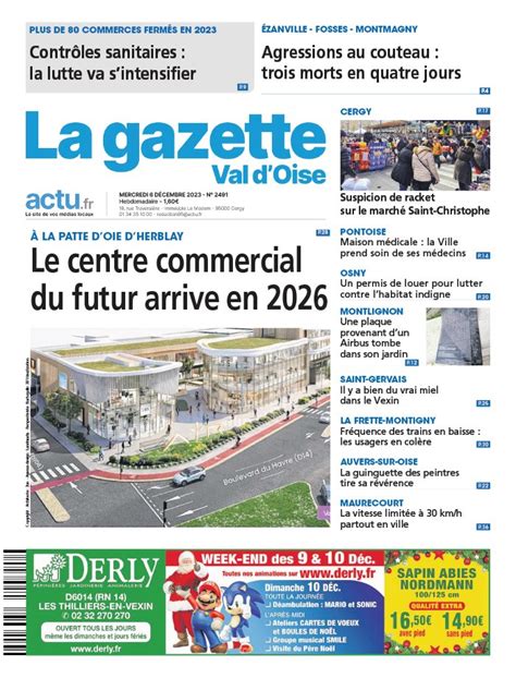 La Gazette du Val d Oise N2491 du 06 décembre 2023 à télécharger sur iPad