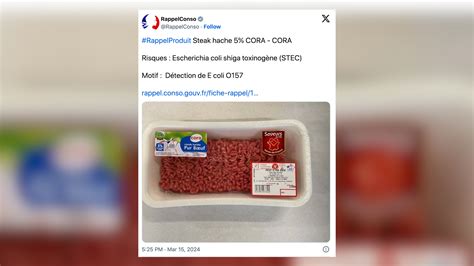 Rappel de produits attention ces steaks hachés ne doivent surtout