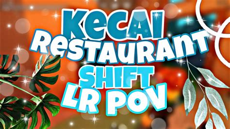 Kecai Shift LR Pov ROBLOX YouTube