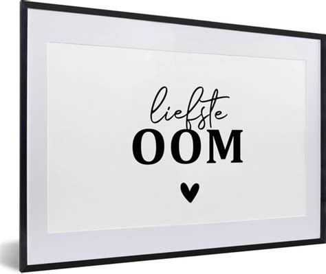 Fotolijst Incl Poster Liefste Oom Quotes Spreuken 60x40 Cm