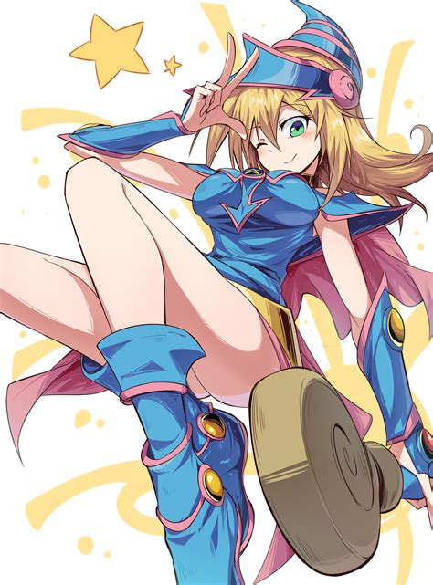Dark Magician Girl Yu Gi Oh Drawn By Shimure 460 Danbooru