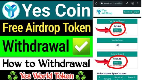 Yes Coin Free Airdrop Yes Token Withdrawal Kaise Kare How To