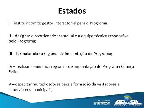 PROGRAMA CRIANA FELIZ PROMOVENDO DESENVOLVIMENTO INTEGRAL NA PRIMEIRA