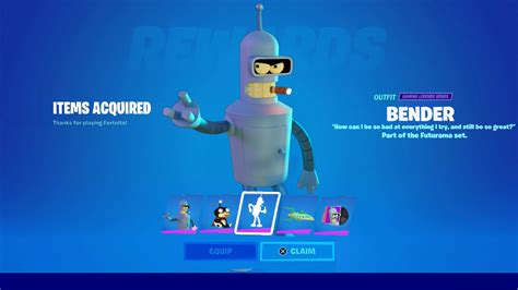 Epic X Futurama Bender Collab R FortNiteBR