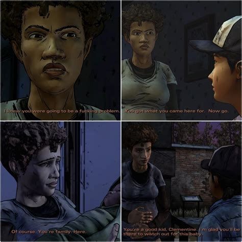 I Love The Strong Contrast In The Relationship Between Rebecca And Clementine R