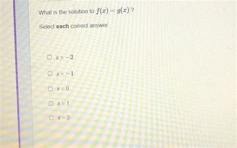solved the table shows values for functions f x and