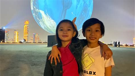 Manar Abu Dhabi A Public Light Art Exhibition Location Lulu Island