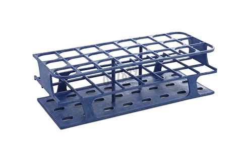 Rack Aus Delrin Onerack Für 24 Röhrchen Ø 30 Mm Farbe Blau Labormaterial