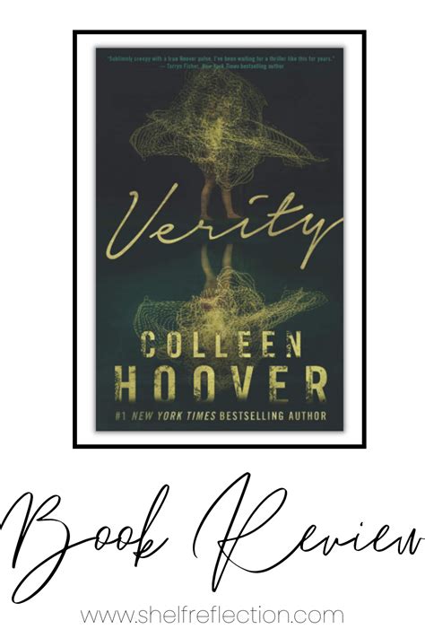Verity By Colleen Hoover Book Review Shelf Reflection Book Reviews