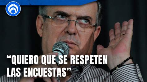 Marcelo Ebrard No Tiene Previsto Irse De Morena Youtube