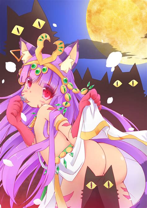 Bastet And Gekka No Aibyoushin Bastet Puzzle Dragons Drawn By Kt