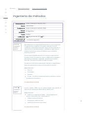 Puntos extra 4 autocalificable Ingeniería de métodos pdf Mis cursos