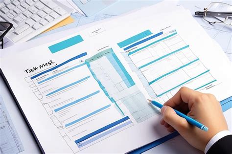 Premium Photo Task Management Check List Efficient Work Project Plan F